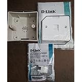 D-Link Combo D-RJ45 CAT6E Lan I/O Network Keystone Jack, Gang Box ...