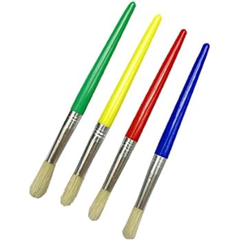 Stumpenpinsel Kinderpinsel Set, 3 Stk.: Amazon.de: Spielzeug