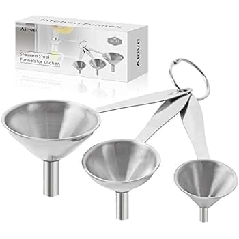 3 x VERY SMALL FUNNELS DIAMETER SIZES 5CM, 3.5CM & 2.5CM: Amazon.co.uk ...