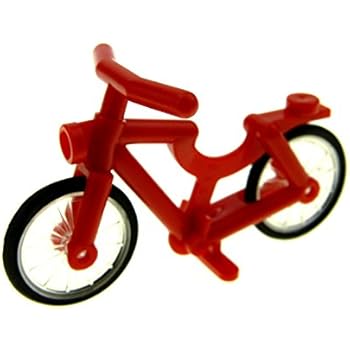 LEGO City MiniFigure: Cyclist w/ Bicycle (Lime & Black Jacket) 60134 ...