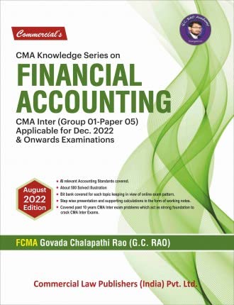 Buy Financial Accounting CMA Inter (G1, Paper5) (Syllabus 2016) Book ...