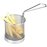 Stainless Steel Rectangular Fryer Serving Basket 26 x 13 x 4.5cm | Fish ...