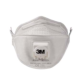 3M 9332+ Aura Disposable Respirator Mask, Pack of 1: Amazon.in ...