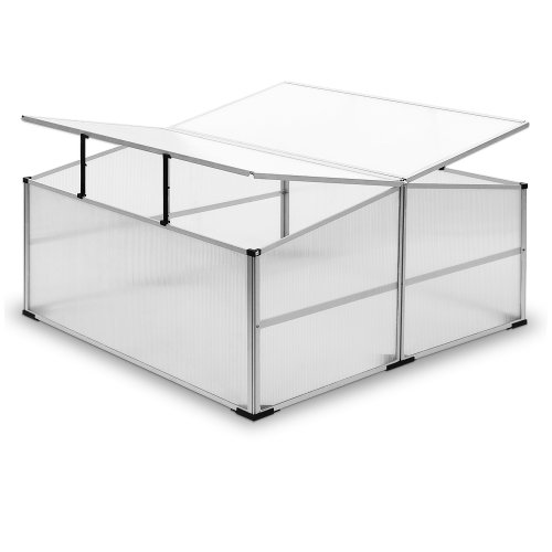 Large cold frames Mini Greenhouse Polycarbonate small grow house 1.1m x ...
