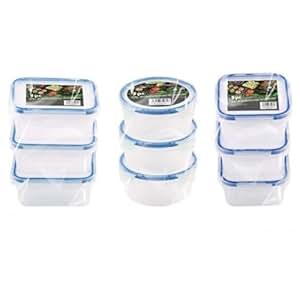 Keep Fresh Clip & Lock Storage Containers (Round, Square & Rectangular ...