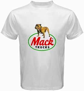 Mack Trucks Logo New White T-Shirt Size "XL" Free Shipping: Amazon.co ...