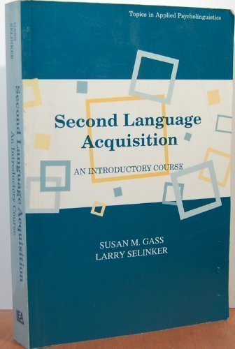 second language acquisition: an introductory course 4th edition pdf
