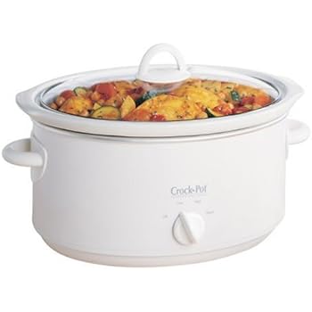 Crock-Pot Slow Cooker, 3.5 Litre, White: Amazon.co.uk: Kitchen & Home
