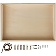 Amazon.de: Rayher Hobby Rayher 62817000 Holz-Rahmen mit Holz-Rückwand ...