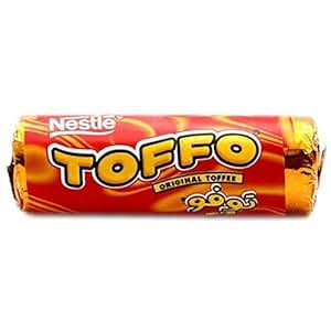 1x Mini Toffos Roll, Original Toffee 24g (4 Toffees Per Roll): Amazon ...