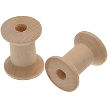 Amazon.co.uk: wooden cotton reels