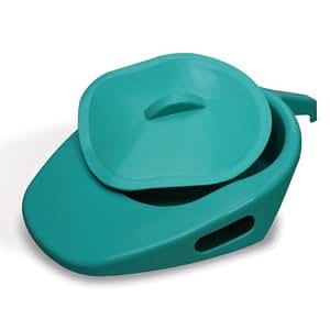 Spa Erwachsene Bettpfanne mit Griff und Deckel, Capri, 449 x 309 x 99 ...