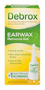 Debrox Drops Earwax Removal Aid Kit, 0.5 Fluid Ounce by Debrox BEAUTY ...