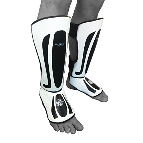 Leather-Shin-Instep-Guard-Leg-Pads--Protective-Gear-Thai-Kickboxing-Pad ...
