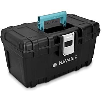 Navaris Tool Box 16 Inch - 40cm Rugged Plastic Multi-Purpose Toolbox ...