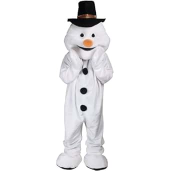 Adult Unisex Giant Deluxe Snowman Mascot One Size (Fits up to 6ft 2 ...