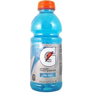 Gatorade G Series Cool Blue Raspberry 20OZ (591ml) - 1 Bottle: Amazon ...