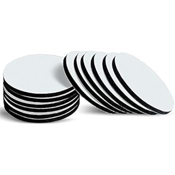 Double Sided Sticky Pads, Heavy Duty Hook and Loop Tape Round Self ...