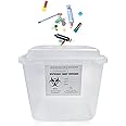 iogue Sharp Containers/Puncture Proof Box For Needles 1.5 Ltr : Amazon ...