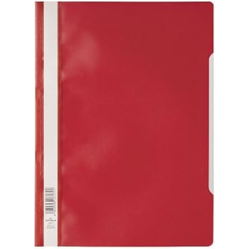 Durable A4 Clear View Folder, Black, Pack of 50: Amazon.co.uk: Office ...