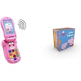 Peppa Pig PP06 Peppa's Flip & Learn Toy Phone for Kids-Interactive ...