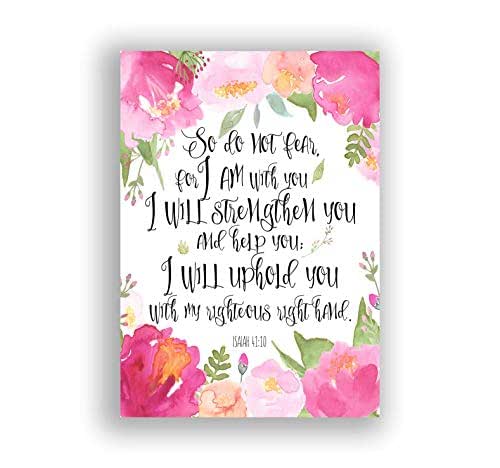 Isaiah 41 10 Wall Art Bible Verse Wall Posters Christian Gifts for ...