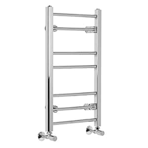 Straight Heated Towel Rail Radiator 700 x 400 Chrome: Amazon.co.uk ...