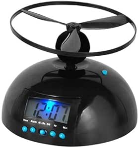 DIGIFLEX Flying Helicopter Novelty Alarm Clock Gadget : Amazon.co.uk ...