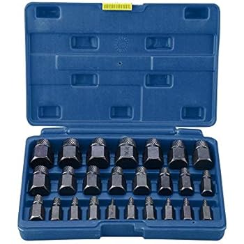 Irwin Hanson Hex Head Multi-Spline Screw Extractor Set, 25 Piece, 53227 ...
