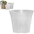 Transparent Plastic Plant Pots,Hard Clear Flower Pots,Transparent ...