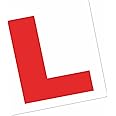 1 x Sticker Learner Driver Red L Plate Logo Only Sign Please be Patient ...