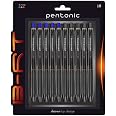 Pentonic B-RT 0.7mm Retractable Ball Pen Blister Pack | Blue & Black ...