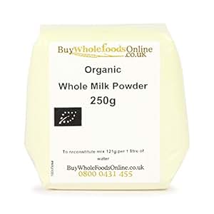 Organic Whole Milk Powder 250g: Amazon.co.uk: Grocery