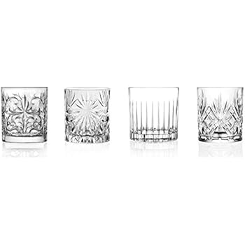 RCR COMBO-2065 Oasis Crystal Set of 6 Whisky Tumblers and Set of 6 Hi ...