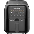 BLACK+DECKER Digital Air Fryer, 1700W, 8L Family-Sized Capacity, 7 ...