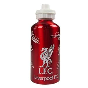 Liverpool FC Water Bottle (Red Aluminium Signature 500ml): Amazon.co.uk ...