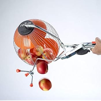 Apple picker and picker upper tool for windfall apples with unique ...