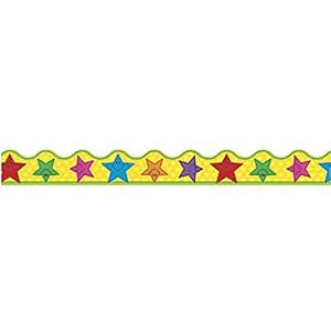 Decorative Terrific Trimmers Classroom Notice Board Borders - Stars ...