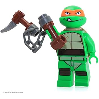 LEGO TMNT - LEONARDO V1 Minifigure - Teenage Mutant Ninja Turtles ...