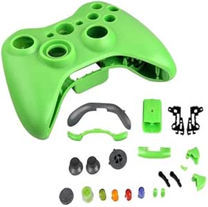 Set Green Controller Case Shell Cover + Buttons for: Amazon.co.uk ...