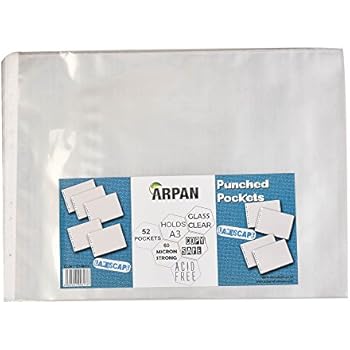 100 x A3 Open Top + Side File Covers Premium Plastic Folder Wallet ...