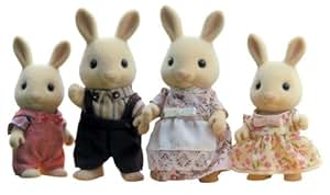 Sylvanian Families Rabbit Family: Amazon.co.uk: Toys & Games
