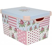Amazon.co.uk: pretty storage boxes with lid