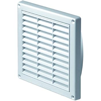 Manrose Louvre Vent White 140 x 140mm: Amazon.co.uk: DIY & Tools