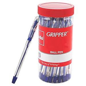 Cello Gripper Ball Pen Set - Pack of 25 (Blue): Amazon.in: Office Products