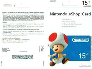 Nintendo eShop Card 15,00 Nintendo eShop Card 15: Amazon.de: Computer ...