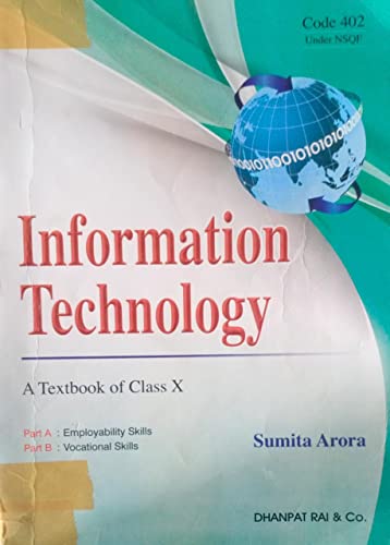 Buy Information Technology Class 10 By Sumita Arora Second Hand & Used ...
