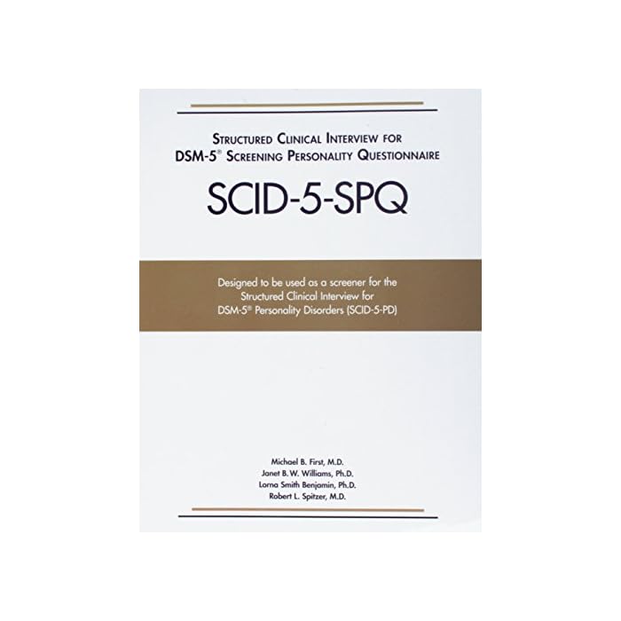 Buy Structured Clinical Interview for DSM-5 Personality Disorders SCID ...