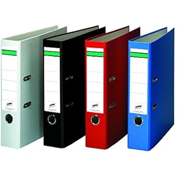 Ordner A4, Rückenbreite 7,5 cm, Bezug: Polypropylen, farbig sortiert, 1 ...