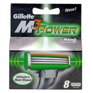 Gillette M3 Power Klingen, 8 Stück: Amazon.de: Drogerie & Körperpflege